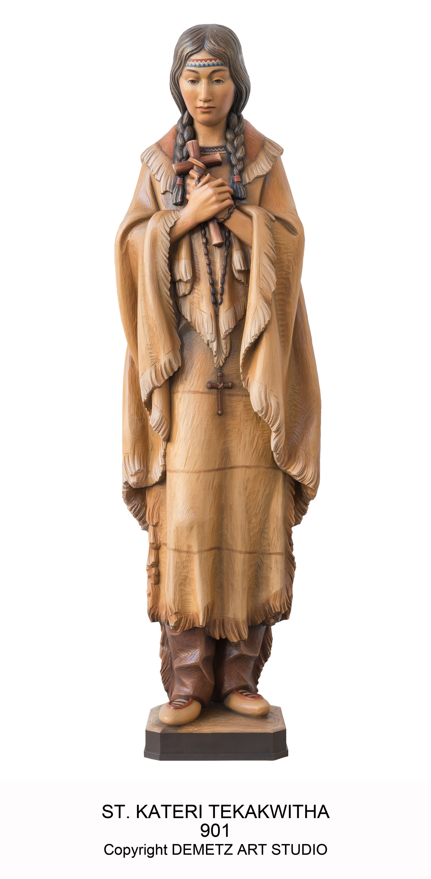 St. Kateri Tekakwitha #901, 36", 48" or 60" - McKay Church Goods