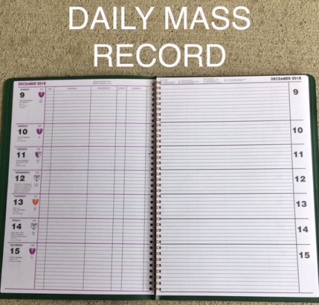 Daily Mass Record 2026 - McKay Church Goods