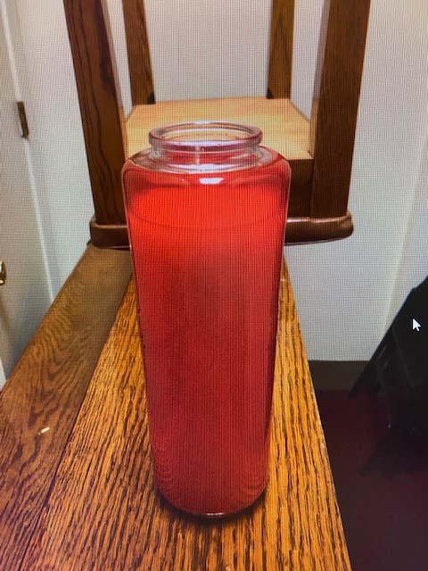 Sanctuary Glass Candles - 7-Day #190000, 190100, 197000, 160200 (Clear ...