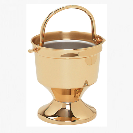 Holy Water Pot and 9-3/4"L. Sprinkler #K164 - McKay Church Goods