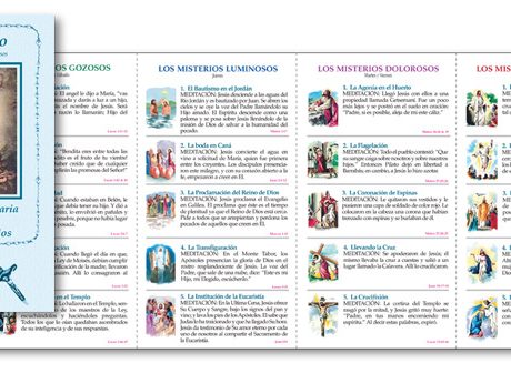 How to Pray the Rosary Folders, English or Spanish #BV1260, BV1261 ...