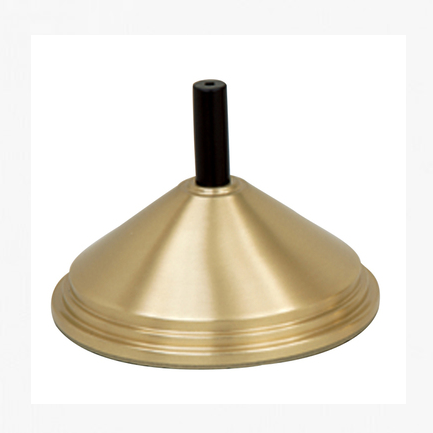 Processional Torch Candlestick, 60"H., 3" x 8" Glass Globes #K437, K437-B, K437-G - McKay Church ...