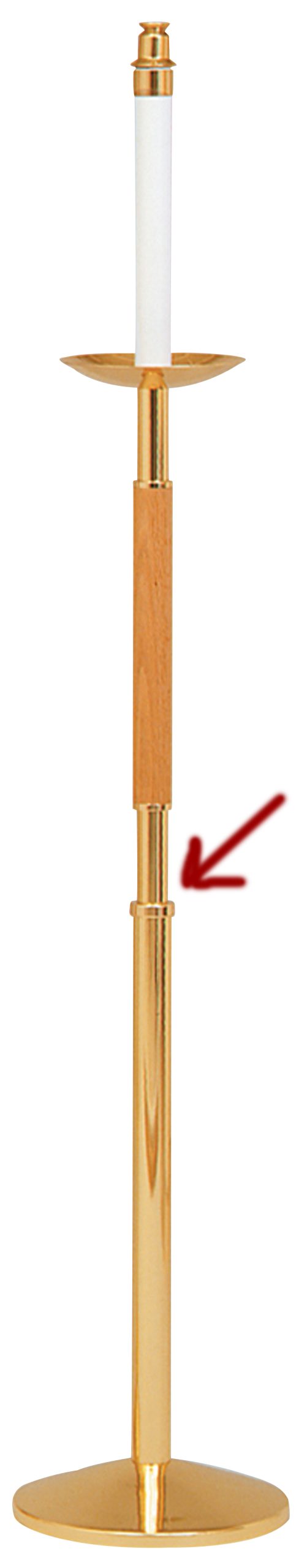 Processional Candlestick #K491, 44"H. - McKay Church Goods