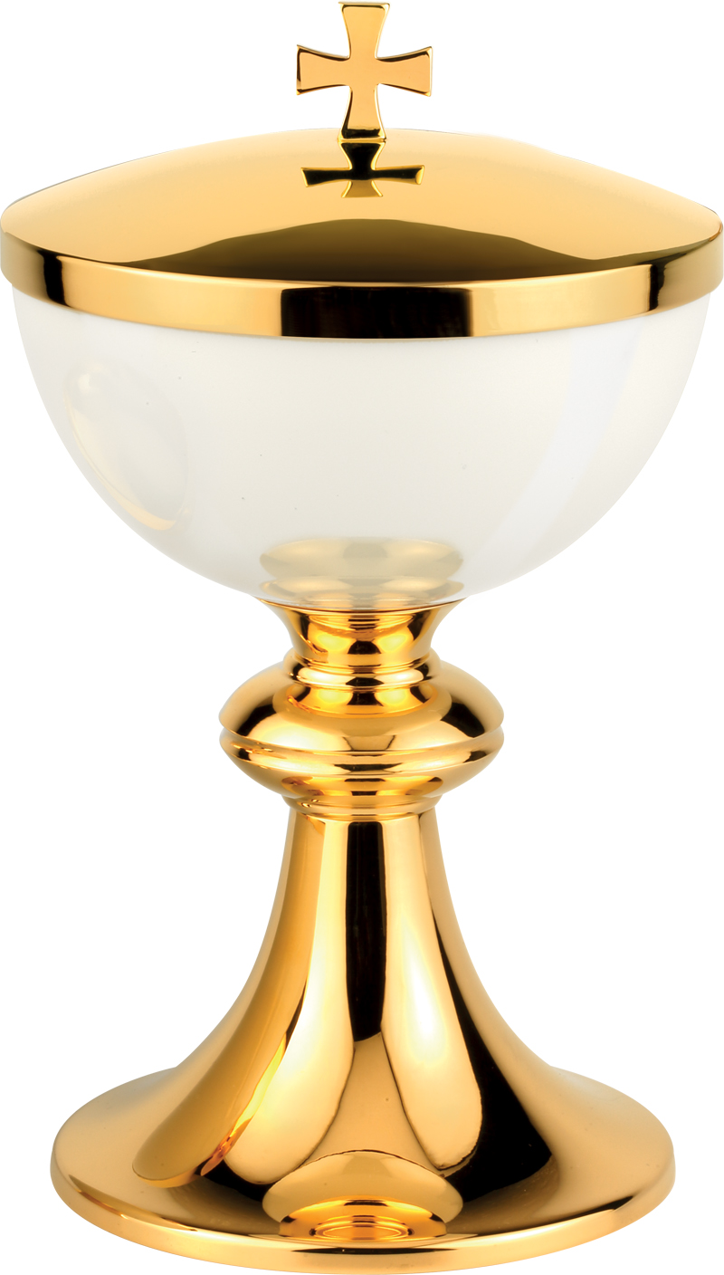Ciborium #5381 - Holds 175 Hosts - McKay Church Goods