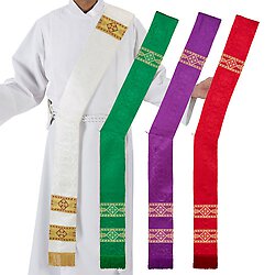 Deacon Stoles #YD039, Set of Four Colors - McKay Church Goods