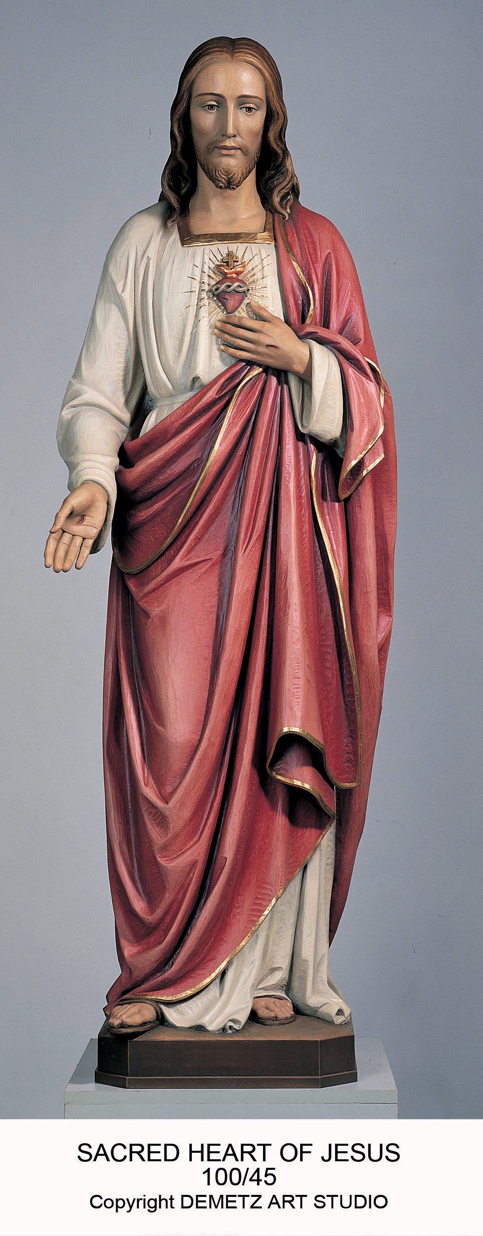 Sacred Heart Statue #100/45 - McKay Church Goods