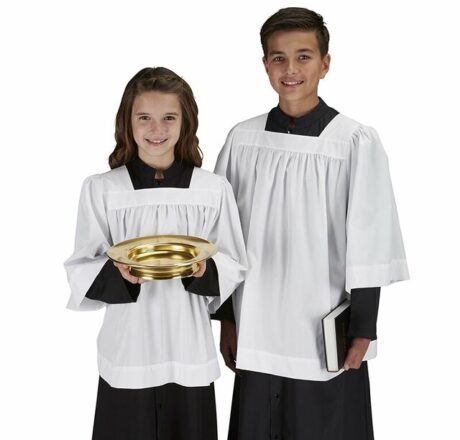 Altar Server Cassocks #600, Square Neck Surplice #890, Round Neck ...