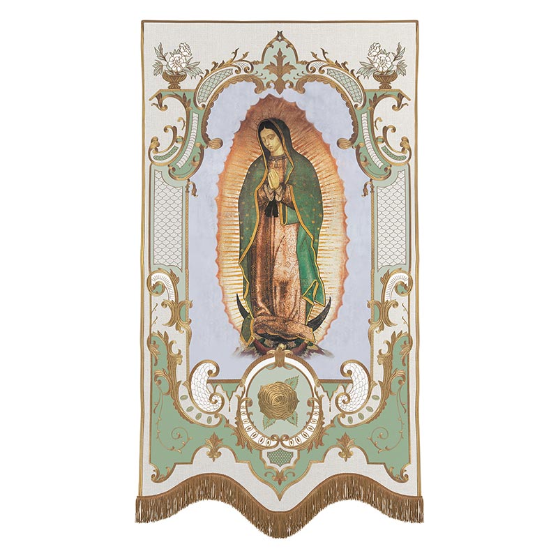 Banner #L5215 Our Lady of Guadalupe - McKay Church Goods
