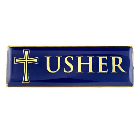 Usher Badge #YS049, 6/PKG - McKay Church Goods